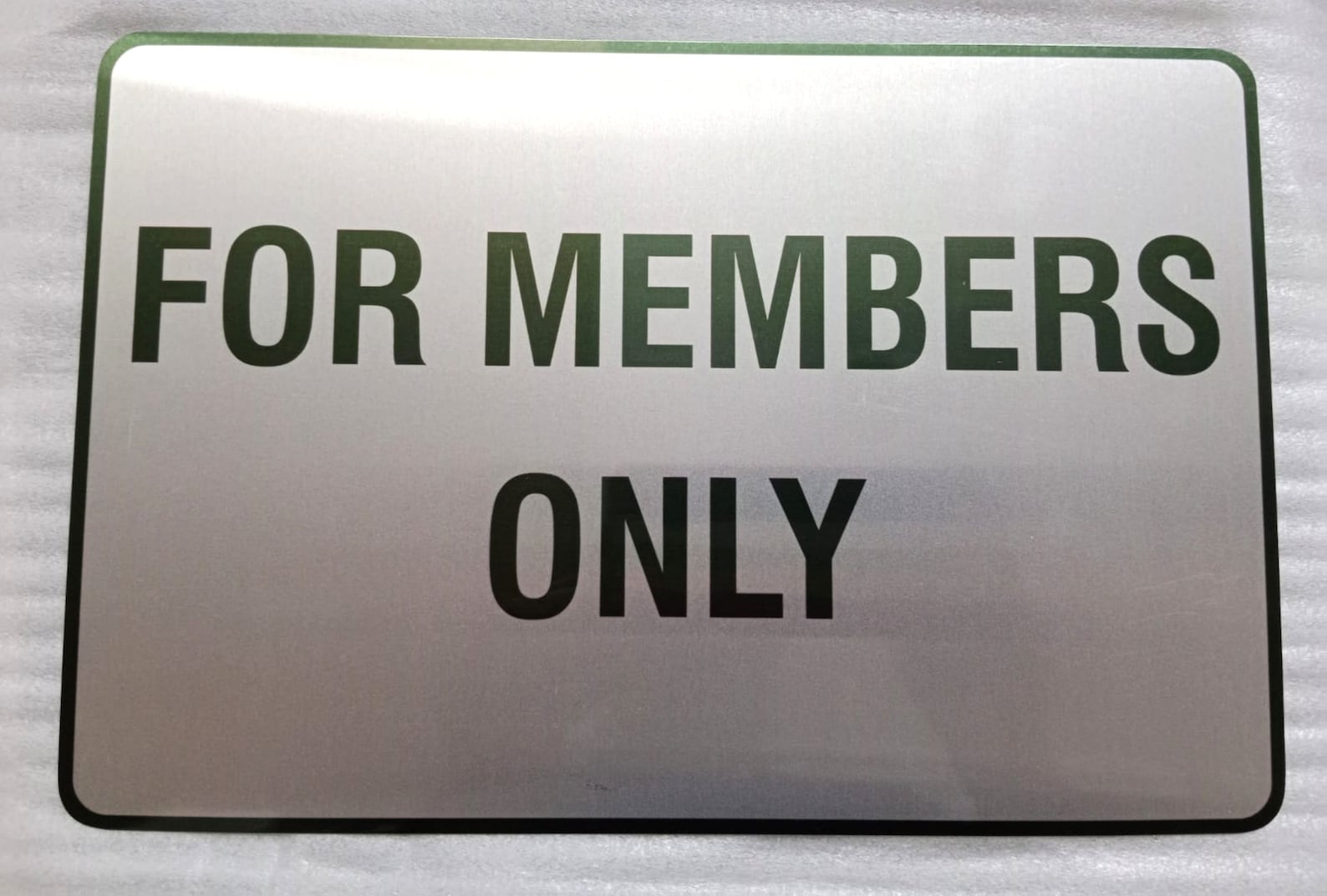 Safety Sign in Aluminum High Digital Graphics Transfer on Aluminum Base ...