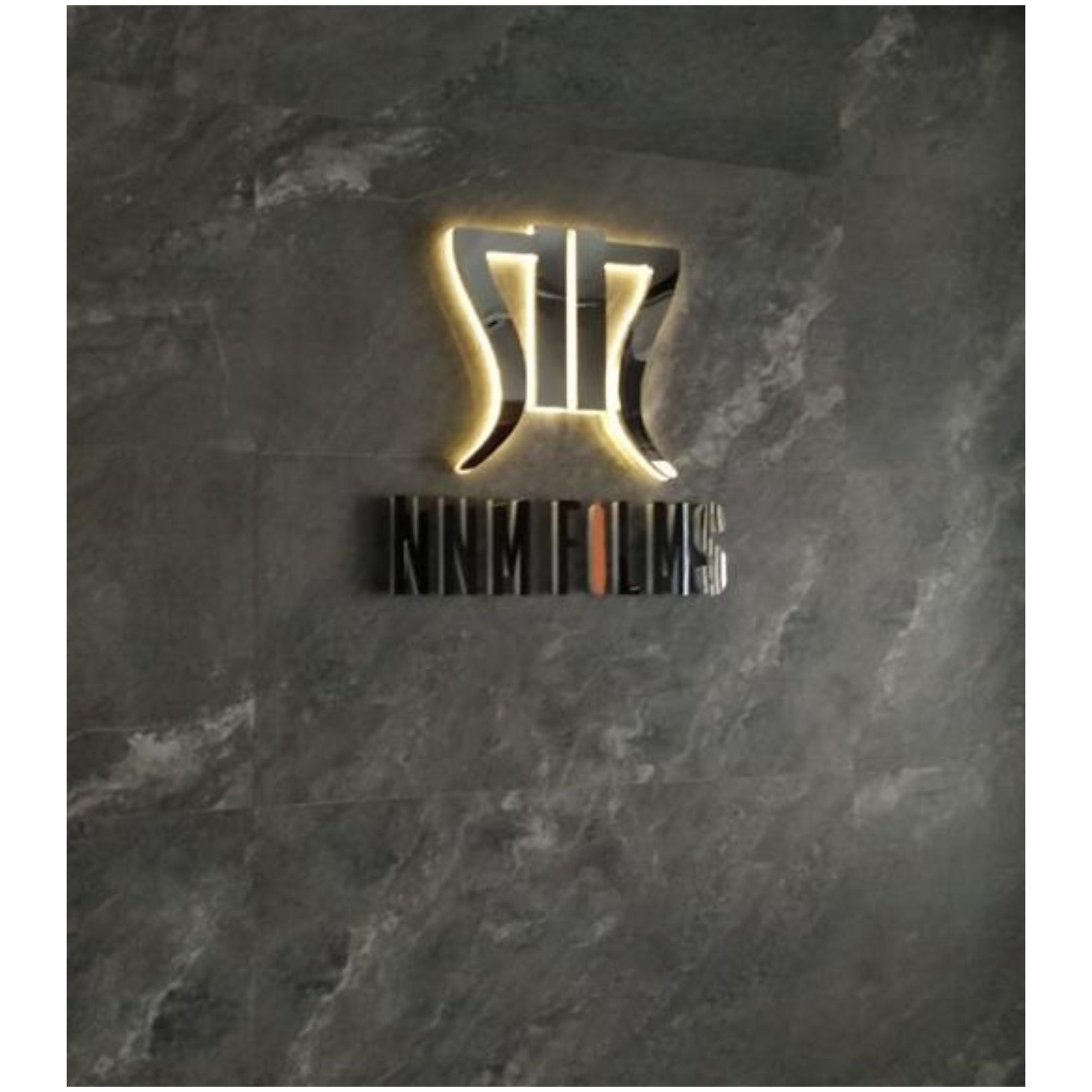 Back Lit Signs Custom LED Logo & Letters Wall Art Décor Emblem Signs 3D ...