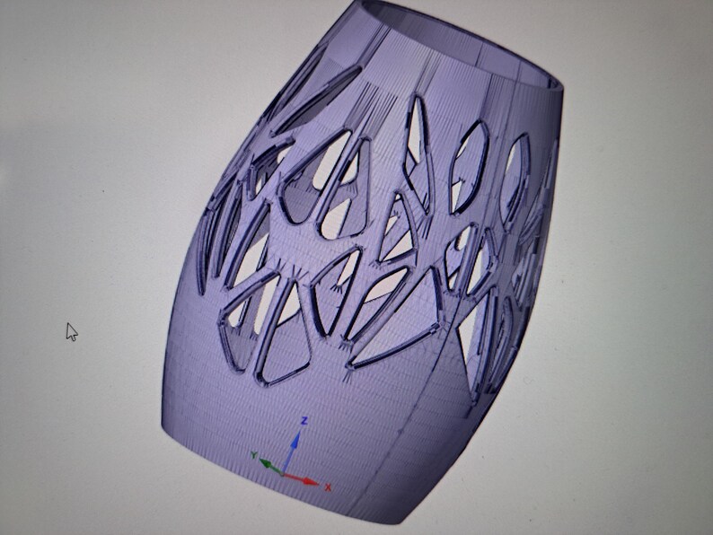 STL Files for Vase With Lovely Pattern All Round, It Will Make a Lovely ...