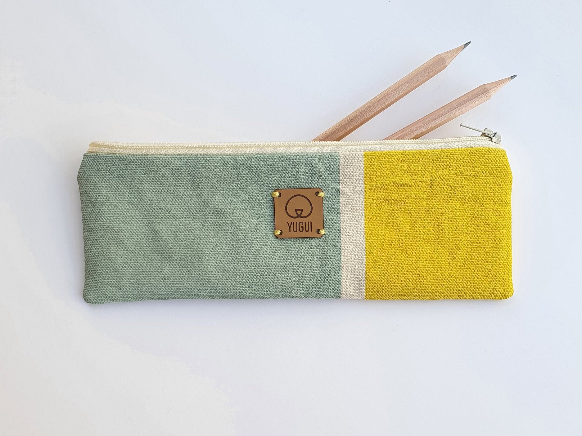 Pencil Pouch Bag Cotton Pencil Case School Supplies Bag Zip - Etsy