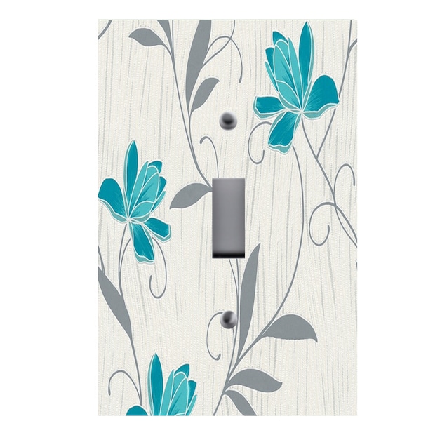 Floral Switch Plate - Etsy