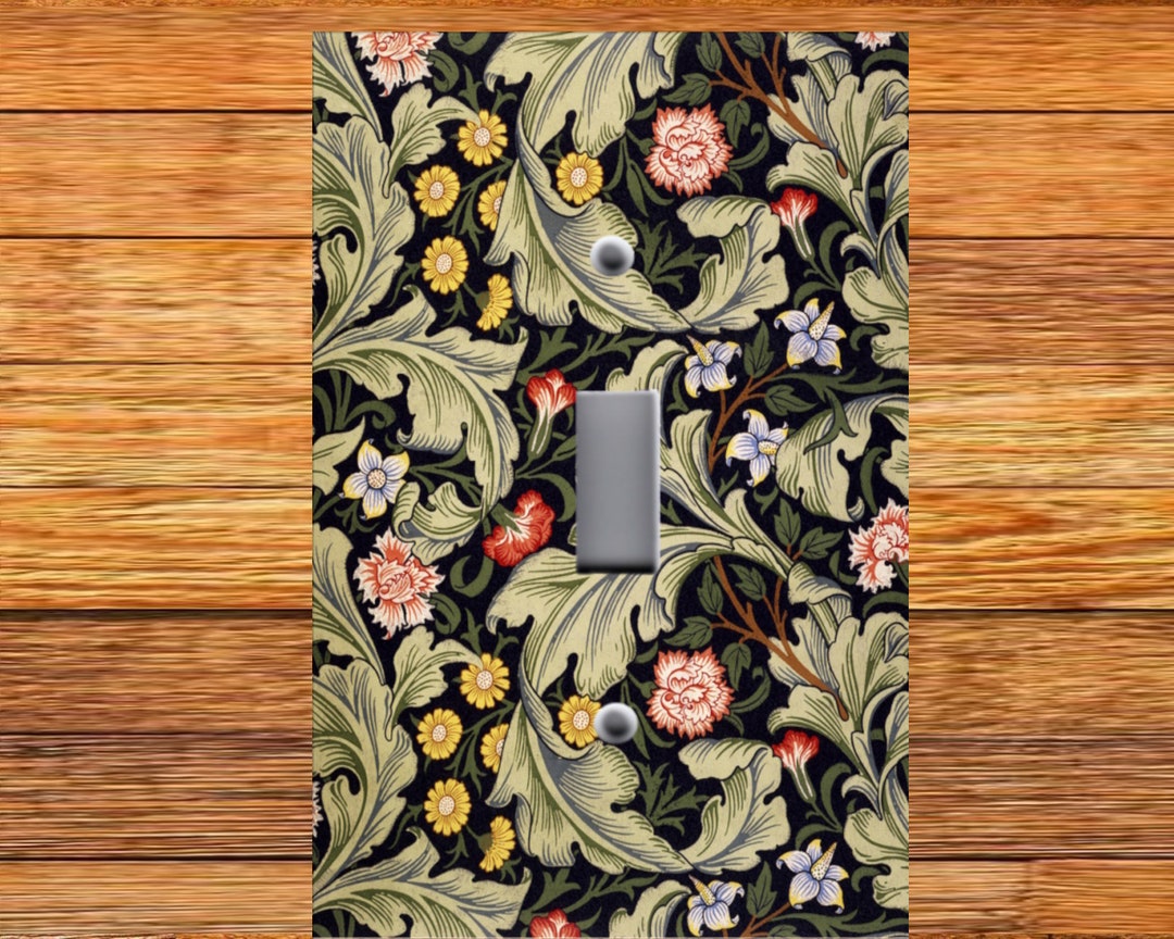 William Morris Leicester 2 on Light Switch Plate Cover - Light Switch ...