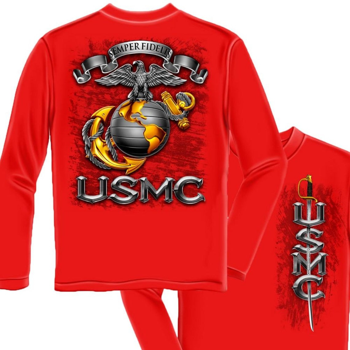 USMC Semper Fidelis T Shirt - Etsy