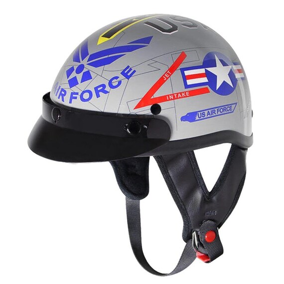Air Force Motorcycle Half Helmet