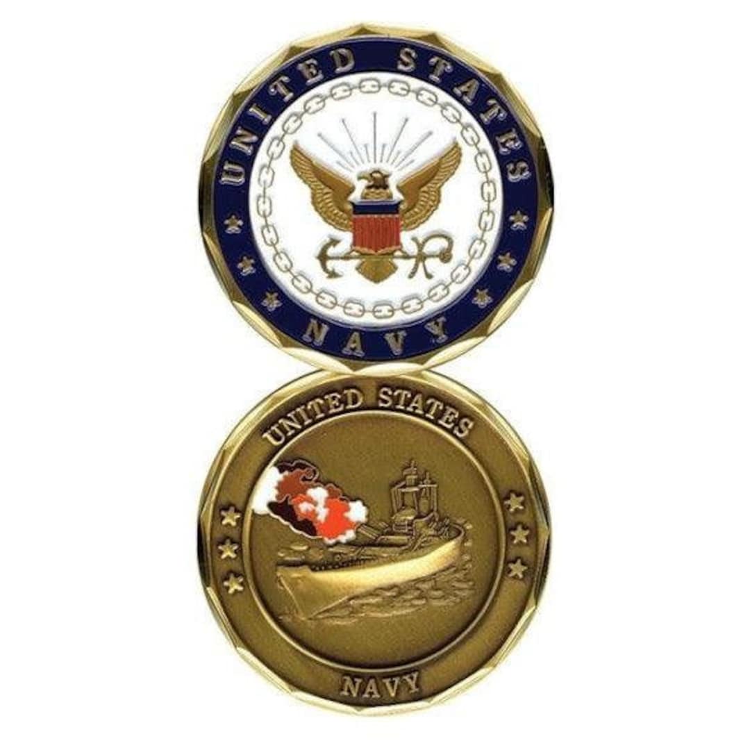 Usmc Challenge Coin United States Marine Corps And Navy Challenge Coin ...