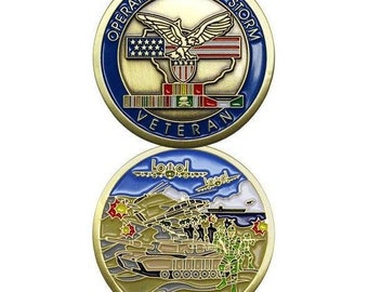 Operation Desert Storm Veteran Challenge Coin - Etsy