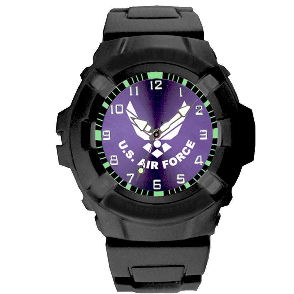 US Air Force Combat Black Case Wrist Watch - Etsy