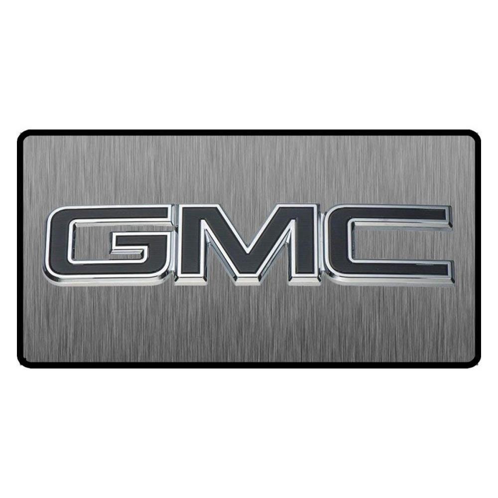 GMC Navy Blue Logo 3D Look Flat Photo License Plate - Etsy