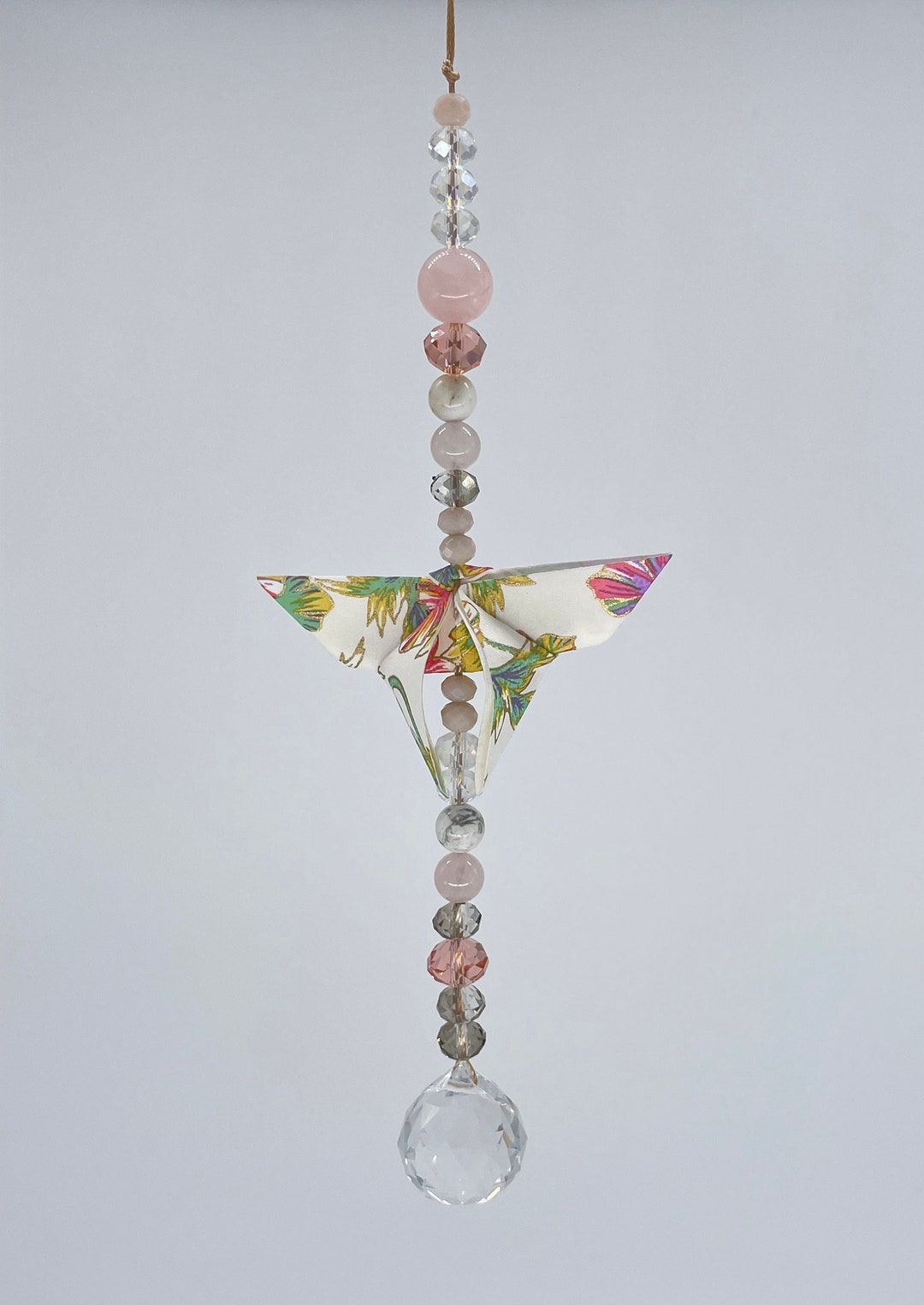 Tropical Pink Origami Butterfly Light Catcher - Etsy