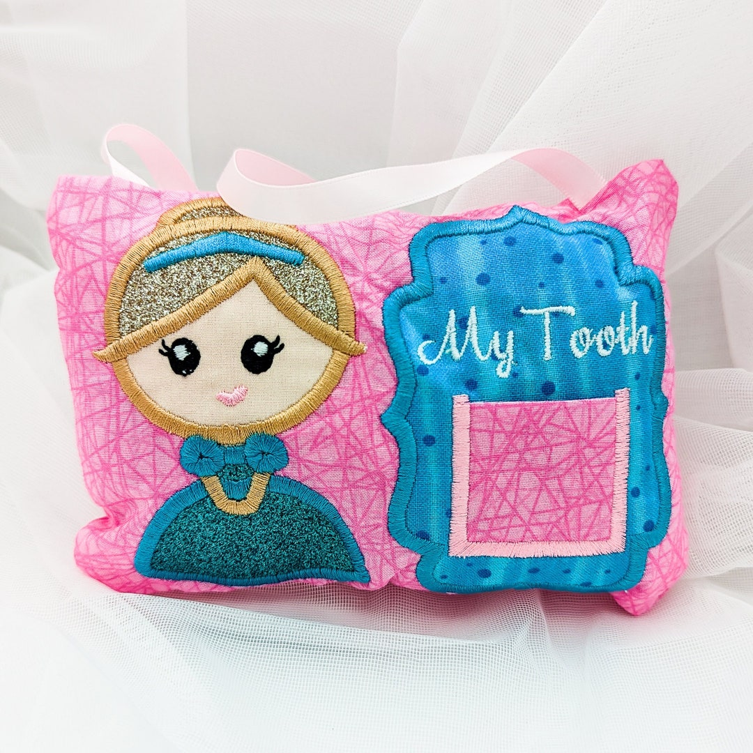 Cinderella Princess Tooth Fairy Pillow Personalised - Etsy Australia