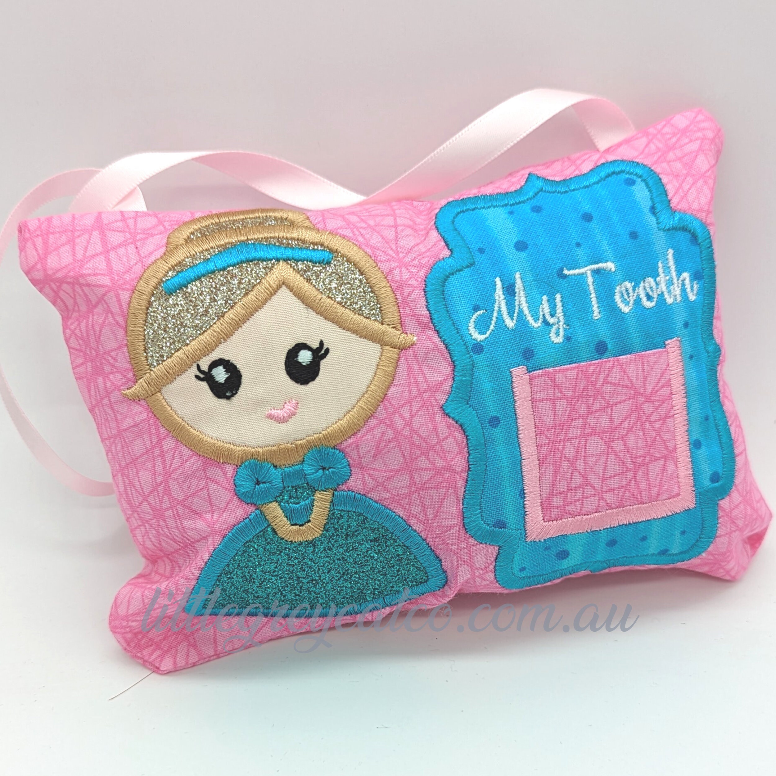 Cinderella Princess Tooth Fairy Pillow Personalised - Etsy Australia