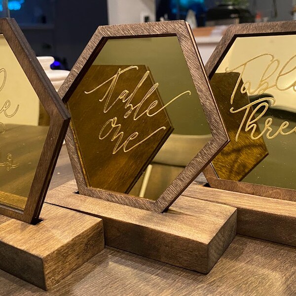 Table Number Display - Etsy