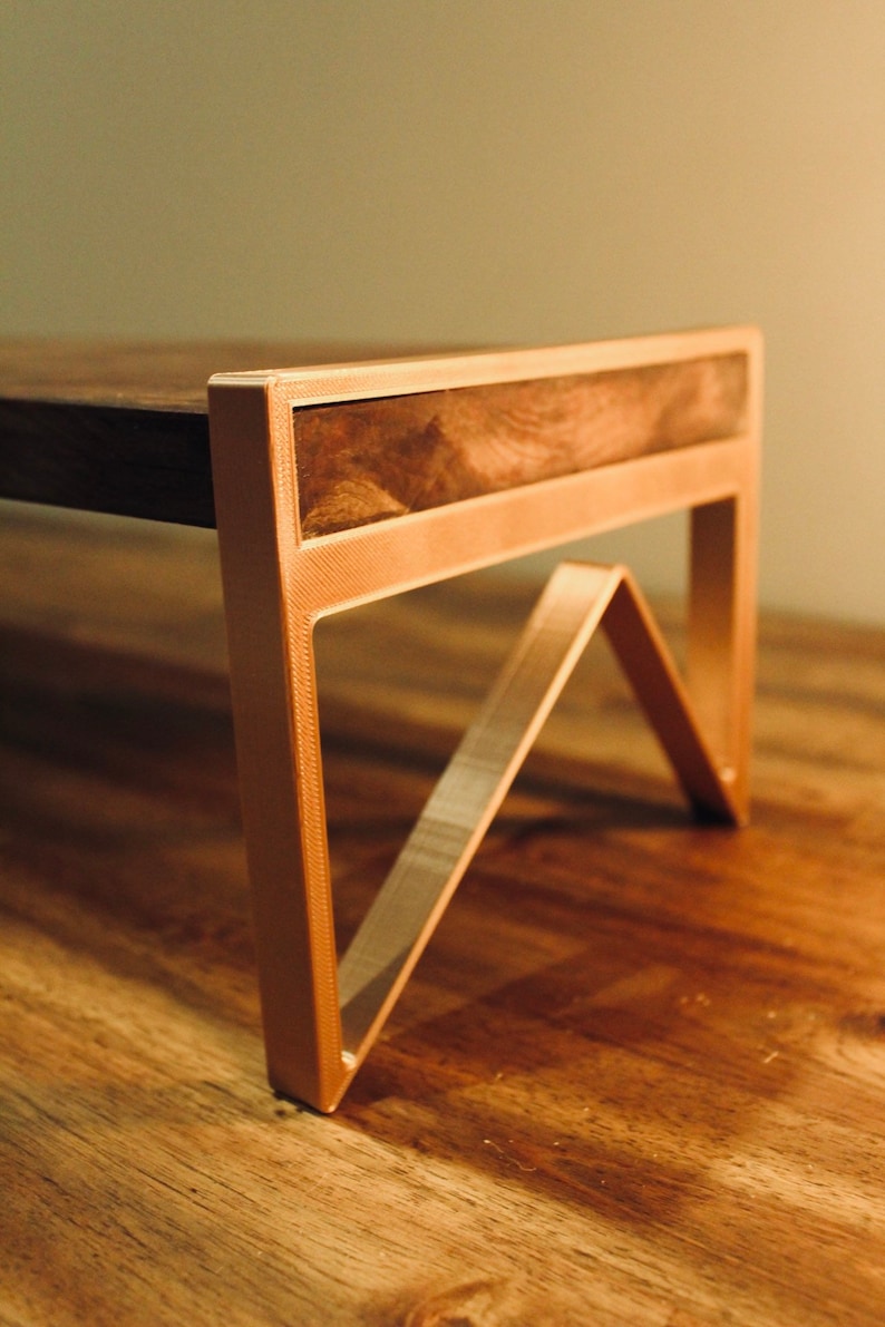 Minimalistic Wooden Monitor Stand Computer Stand Monitor - Etsy