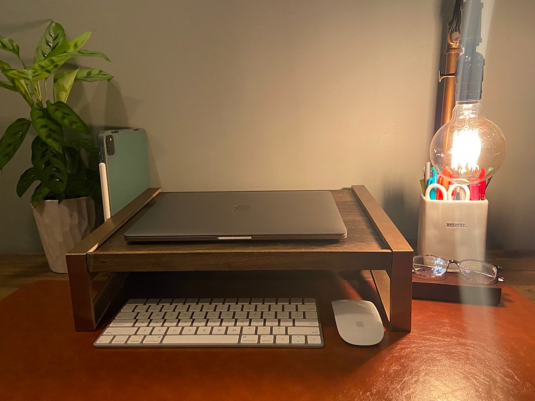 Minimalistic Wooden Laptop Stand Computer Stand Office - Etsy