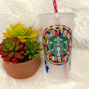 Autism Awareness Starbucks Cup Autism Awareness Tumbler Autism Mom Gift ...