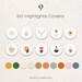 50 Boho Instagram Story Highlight Covers Social Media Icons - Etsy Canada