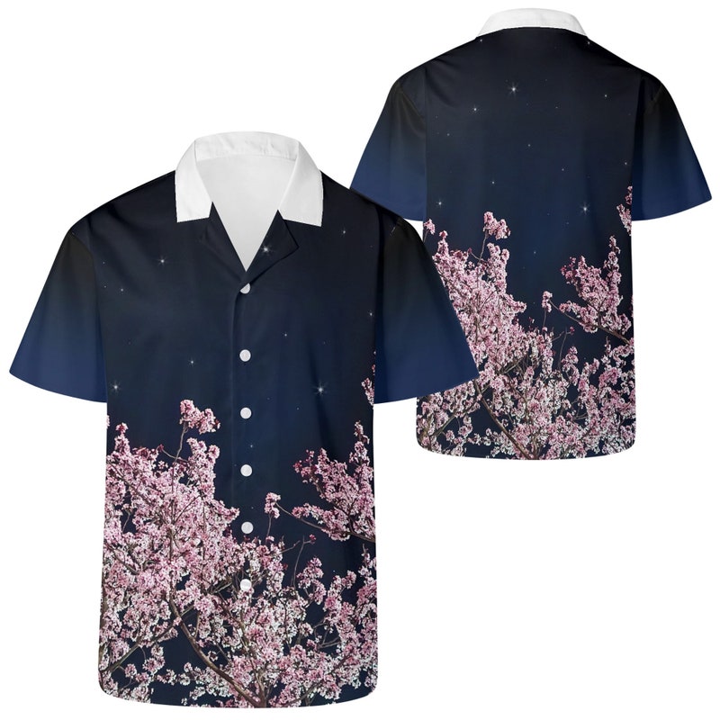 Mens Cherry Blossom Shirt - Etsy