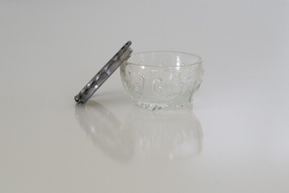 Vintage, Leaded Glass, Pressed Flowers, Embossed Glas… - Gem