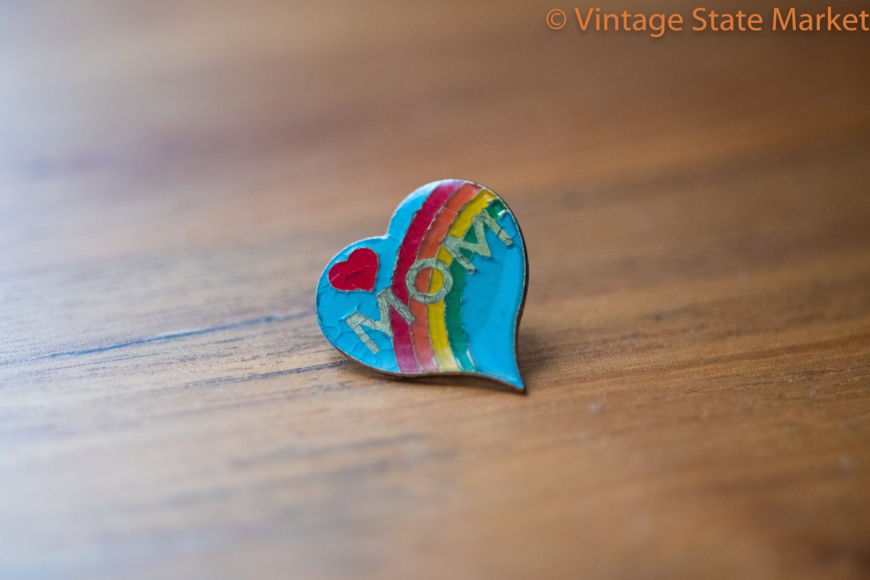 Vintage variety Mom Tattoo Heart I Love Mom Rainbow MOM I - Etsy Nederland