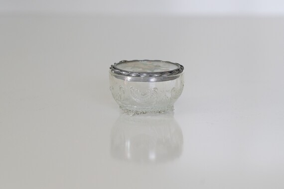 Vintage, Leaded Glass, Pressed Flowers, Embossed Glas… - Gem