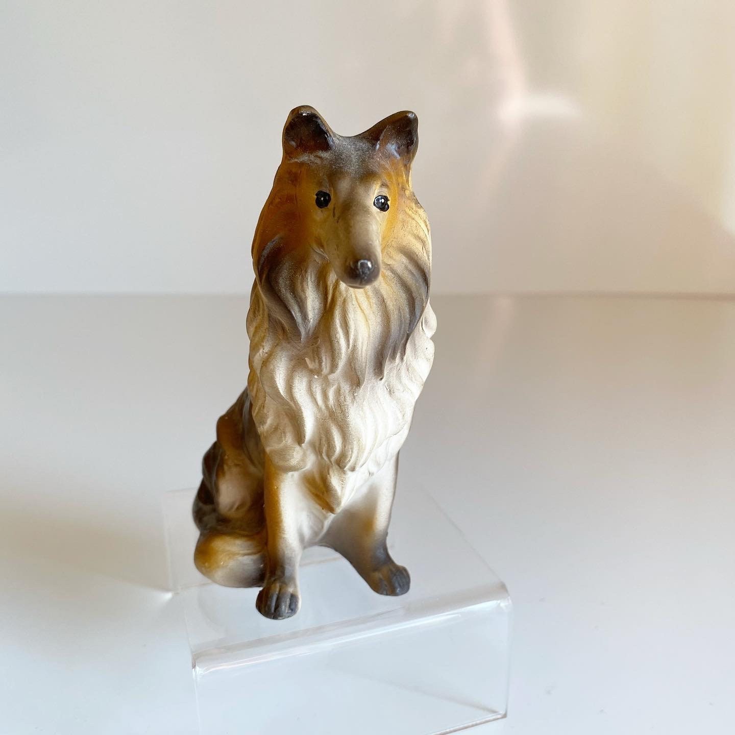 Mid century dog collie poodle lucite shell sculptures mutt | Etsy