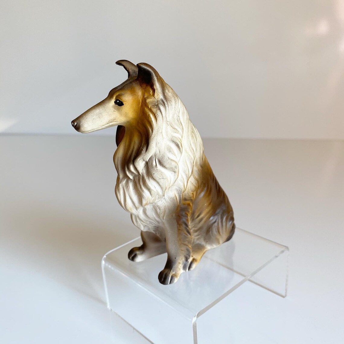 Mid century dog collie poodle lucite shell sculptures mutt | Etsy