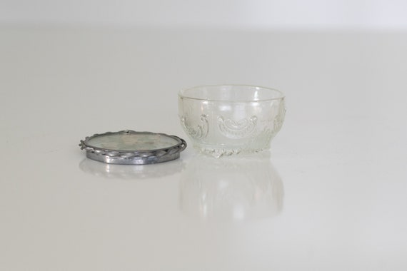 Vintage, Leaded Glass, Pressed Flowers, Embossed Glas… - Gem