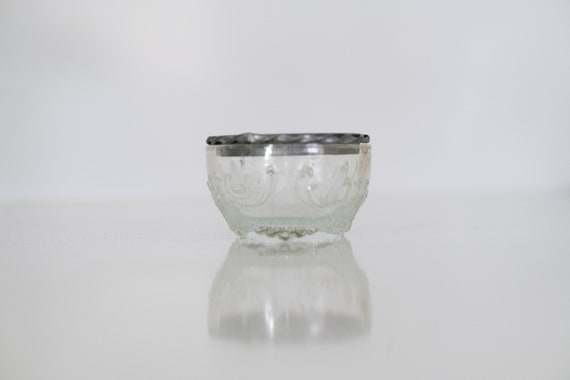 Vintage, Leaded Glass, Pressed Flowers, Embossed Glas… - Gem