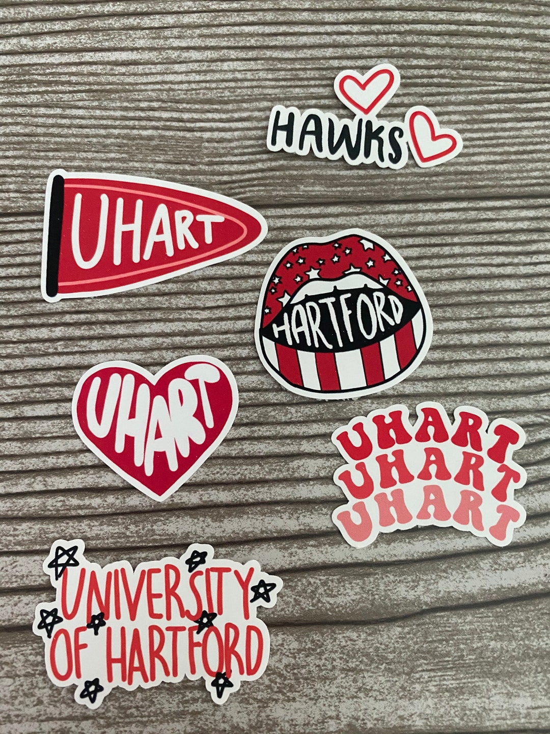 University of Hartford Sticker Set - Etsy