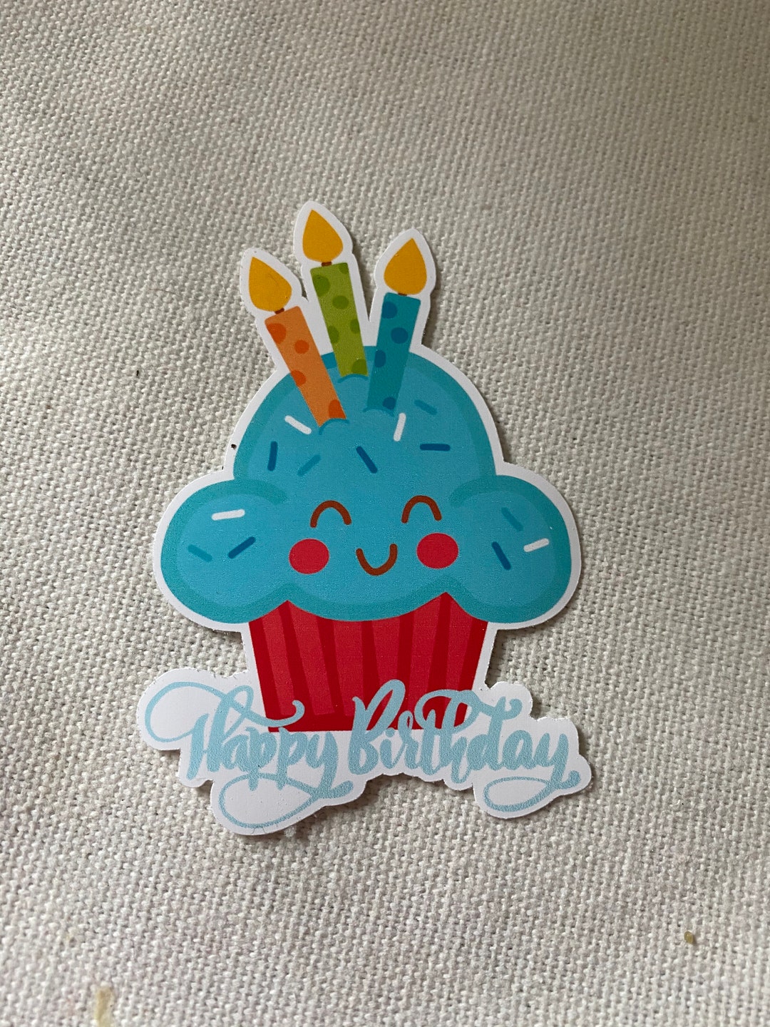Happy Birthday Sticker - Etsy