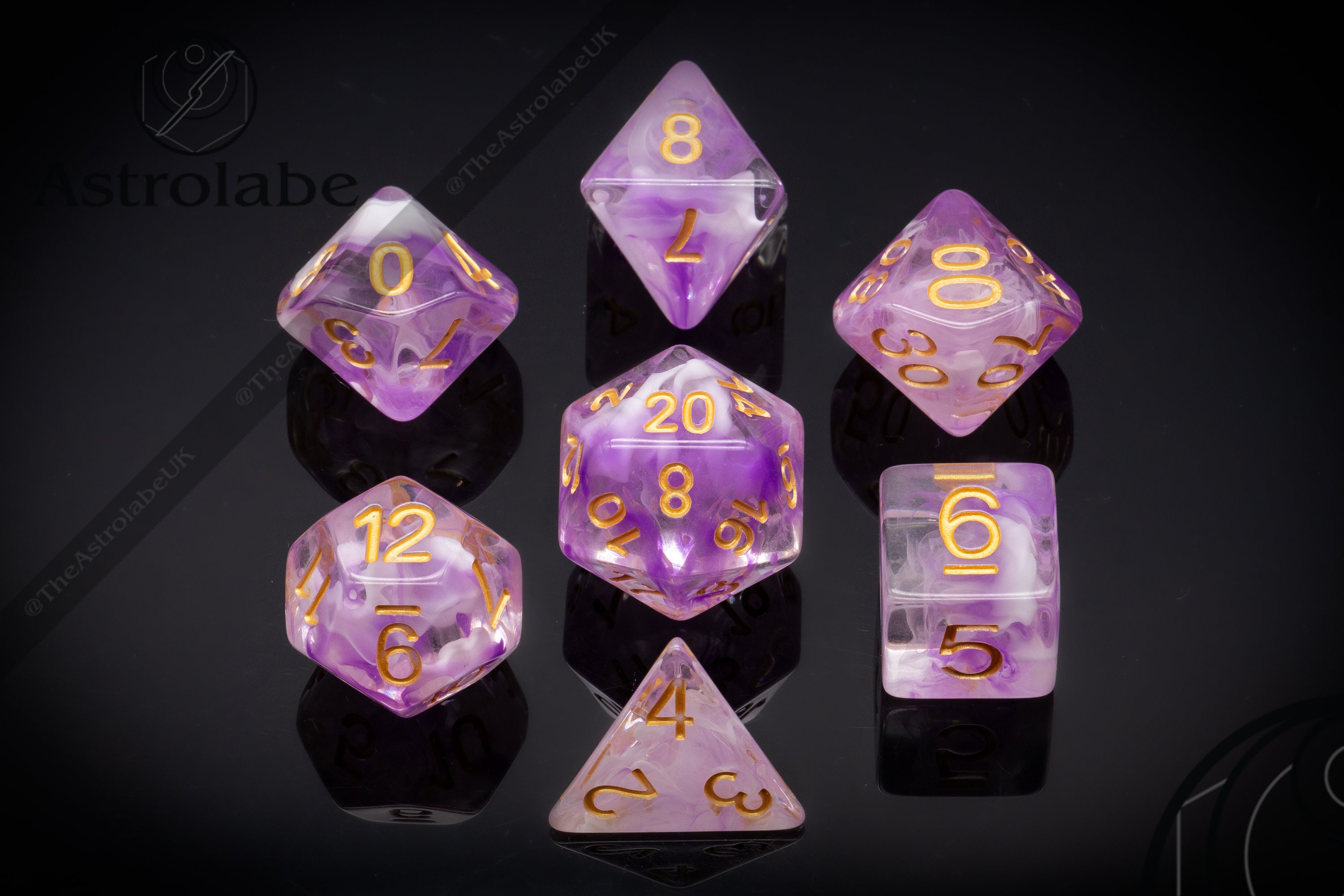 Essence of Arcane DnD dice set perfect Halloween gift for | Etsy