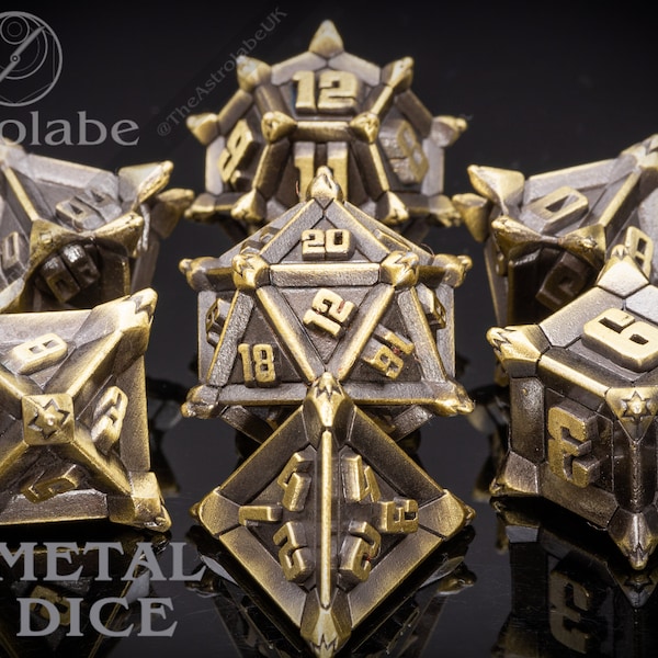 Spiked Metal Dice - Etsy