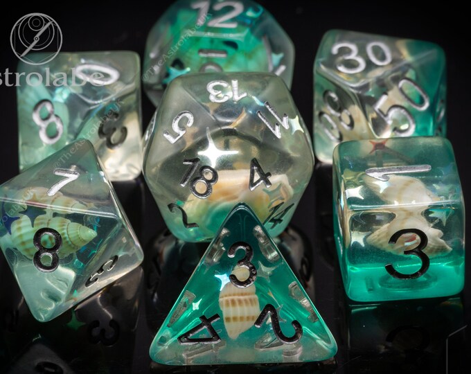 Under the Sea Tide Pool Dnd Dice Set Perfect Gift for Fans of Dungeons ...