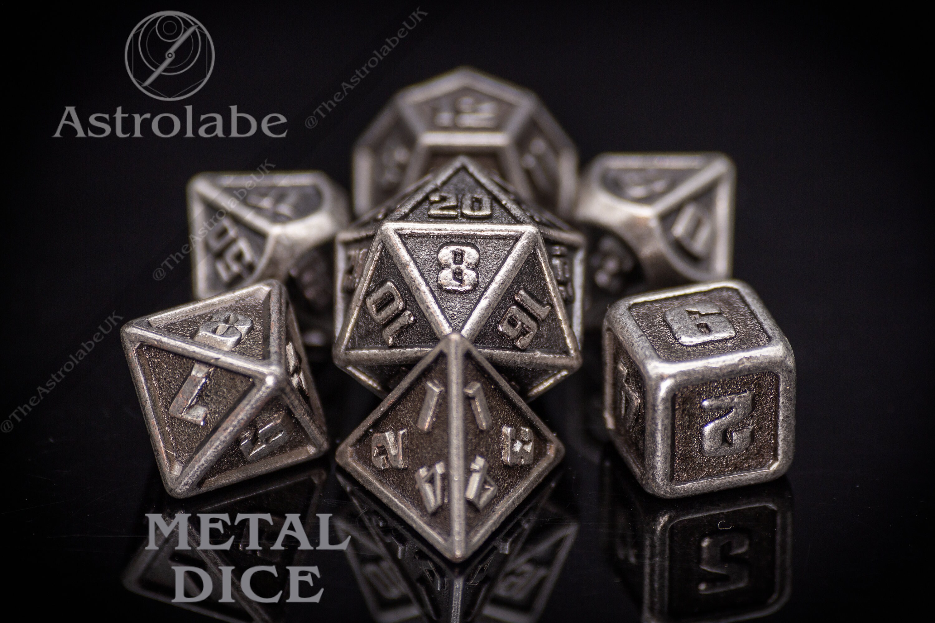 MINI Vanguard Adamantite Tiny Size Metal Dnd Dice Set - Etsy UK