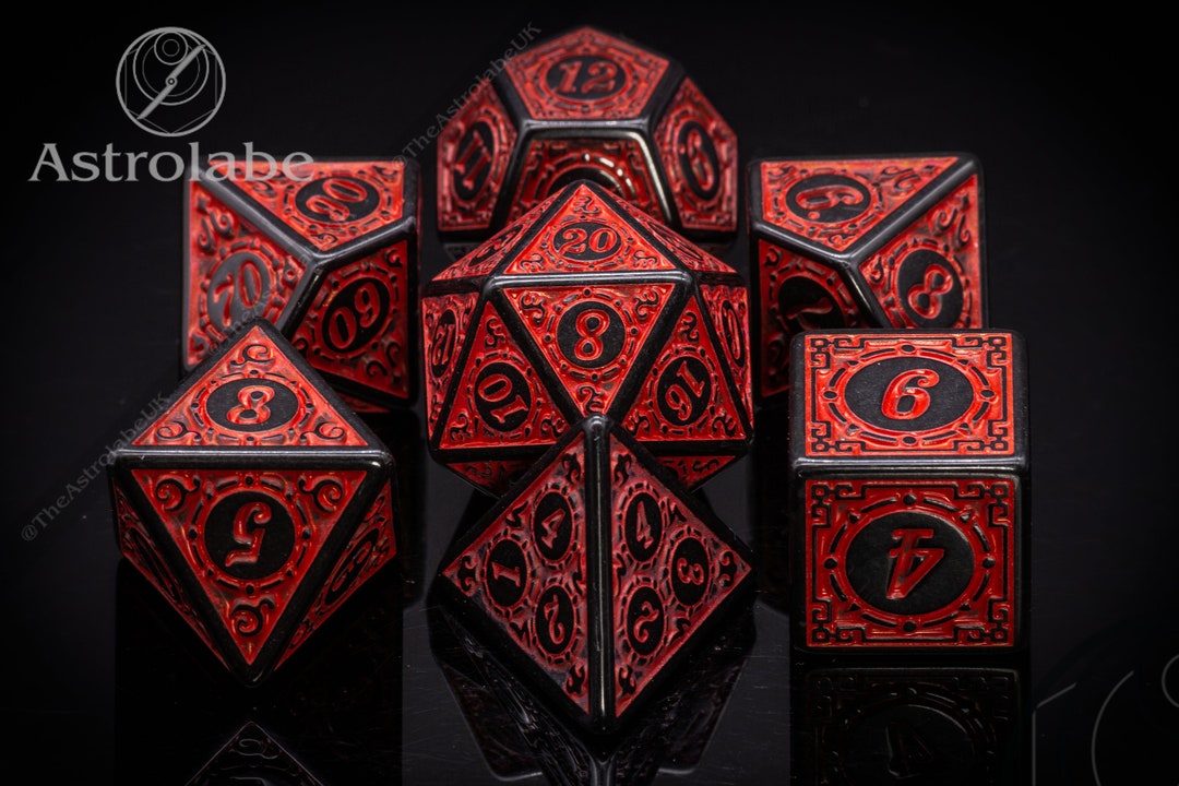 Magic School of Necromancy Dnd Dice Set Perfect Christmas Gift for Fans ...