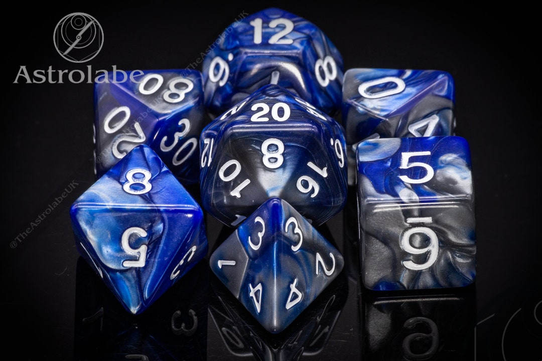 Ocean's Embrace Dnd Dice Set Perfect Gift for Fans of Dungeons and ...