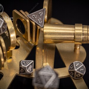 MINI Vanguard Adamantite Tiny Size Metal Dnd Dice Set Perfect Christmas ...