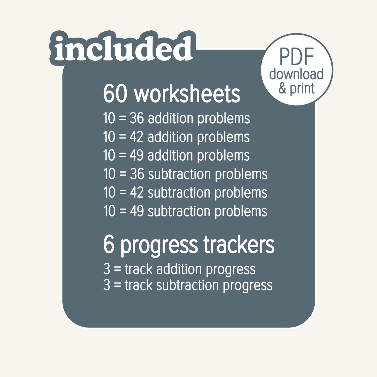 Addition and Subtraction Math Worksheets, 1 Minute Math Drills, 1st ...