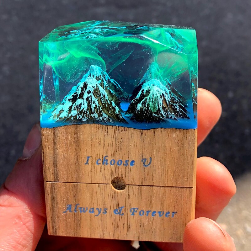 Wood Resin Box - Etsy