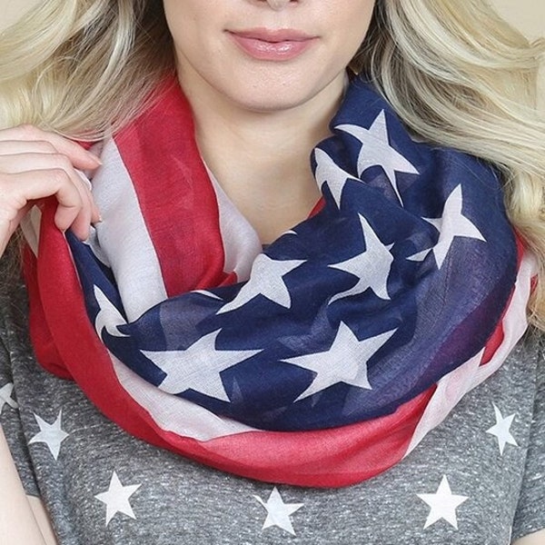 American Flag Scarf - Etsy
