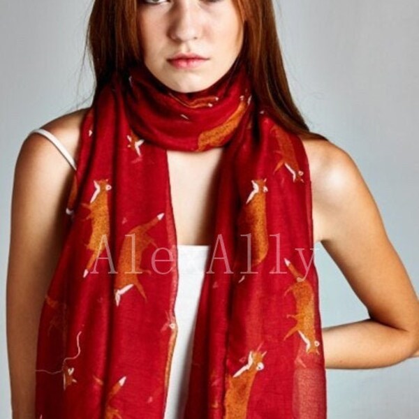 Fox Scarf - Etsy