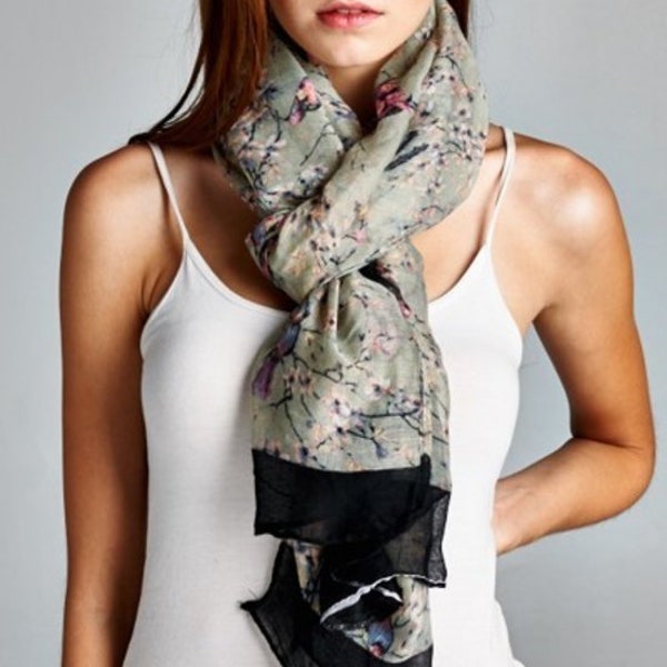 Bird Scarf - Etsy