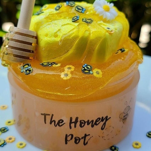 DIY Honey Pot Slime 12oz Bee Slime Honeybee Slime Super - Etsy