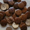30 Coconut Buttons, 7/8 Inch, Hawaiian Shirt, Sewing Supply, Crafts ...