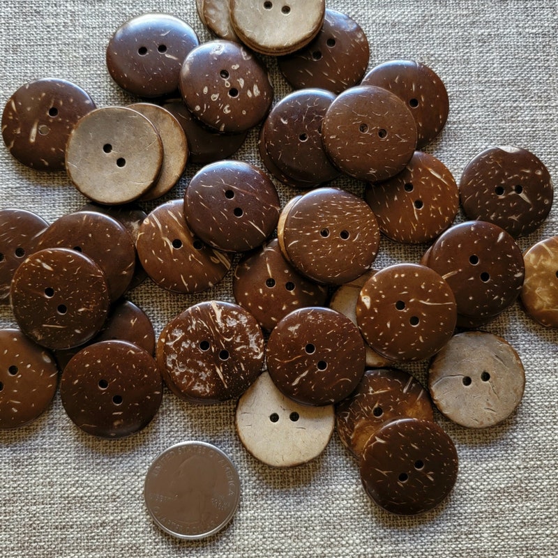 Coconut Shell Button - Etsy