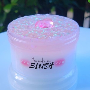 Blush, Icee Slime, Bingsu Bead Slime, Inflating Slime, Valentines Slime ...