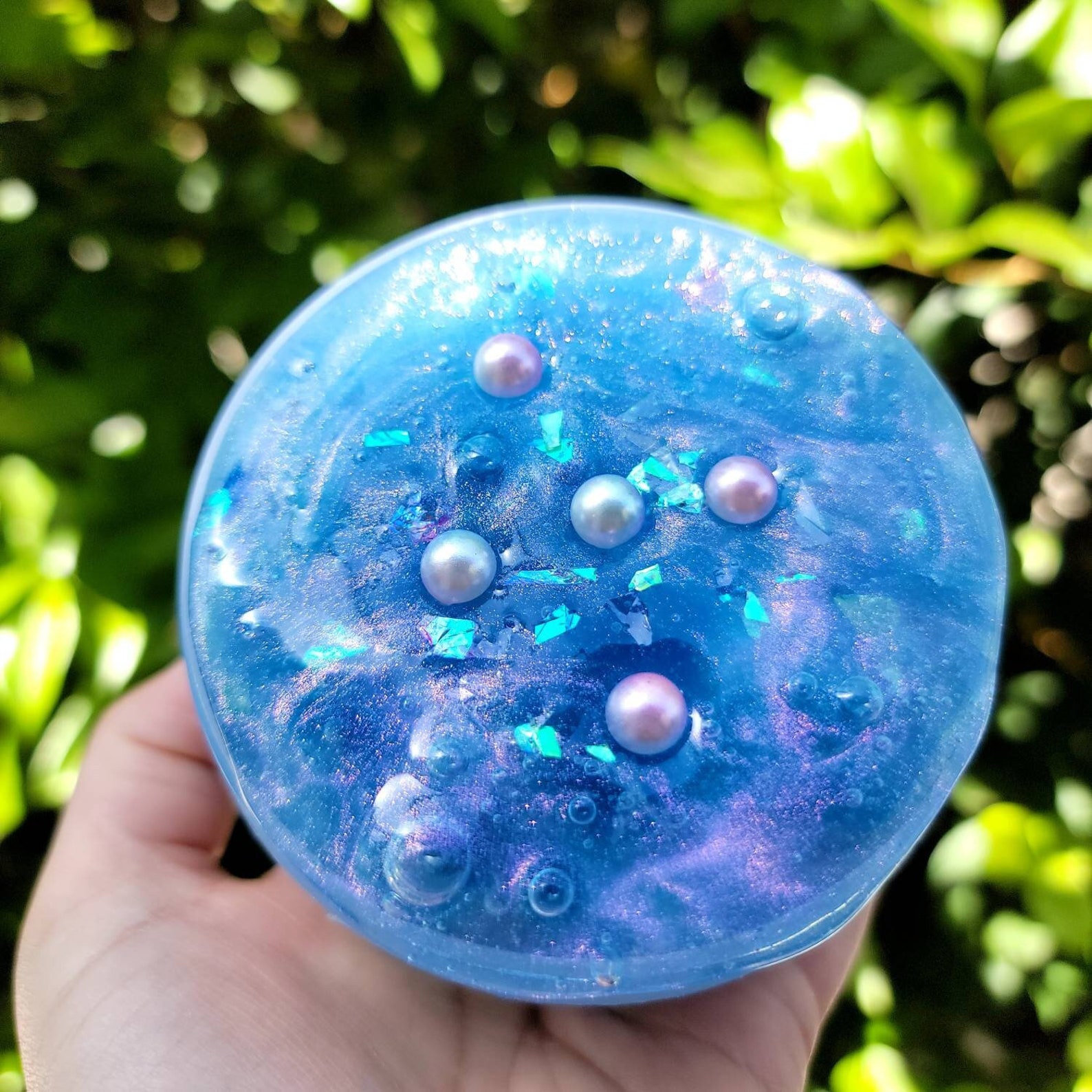 Chromatic Slime Color Shifting Slime Ocean Slime Duo Chrome - Etsy