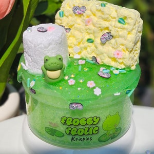 Froggy Frolic, DIY Slime, Snow Fizz Slime, Rice Krispies Slime, Gifts ...