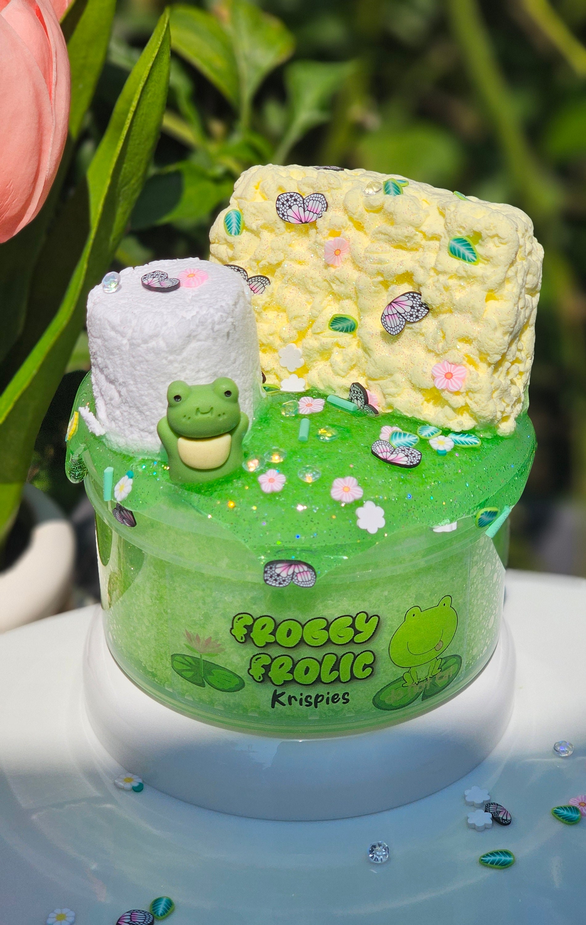 Froggy Frolic, DIY Slime, Snow Fizz Slime, Rice Krispies Slime, Gifts ...
