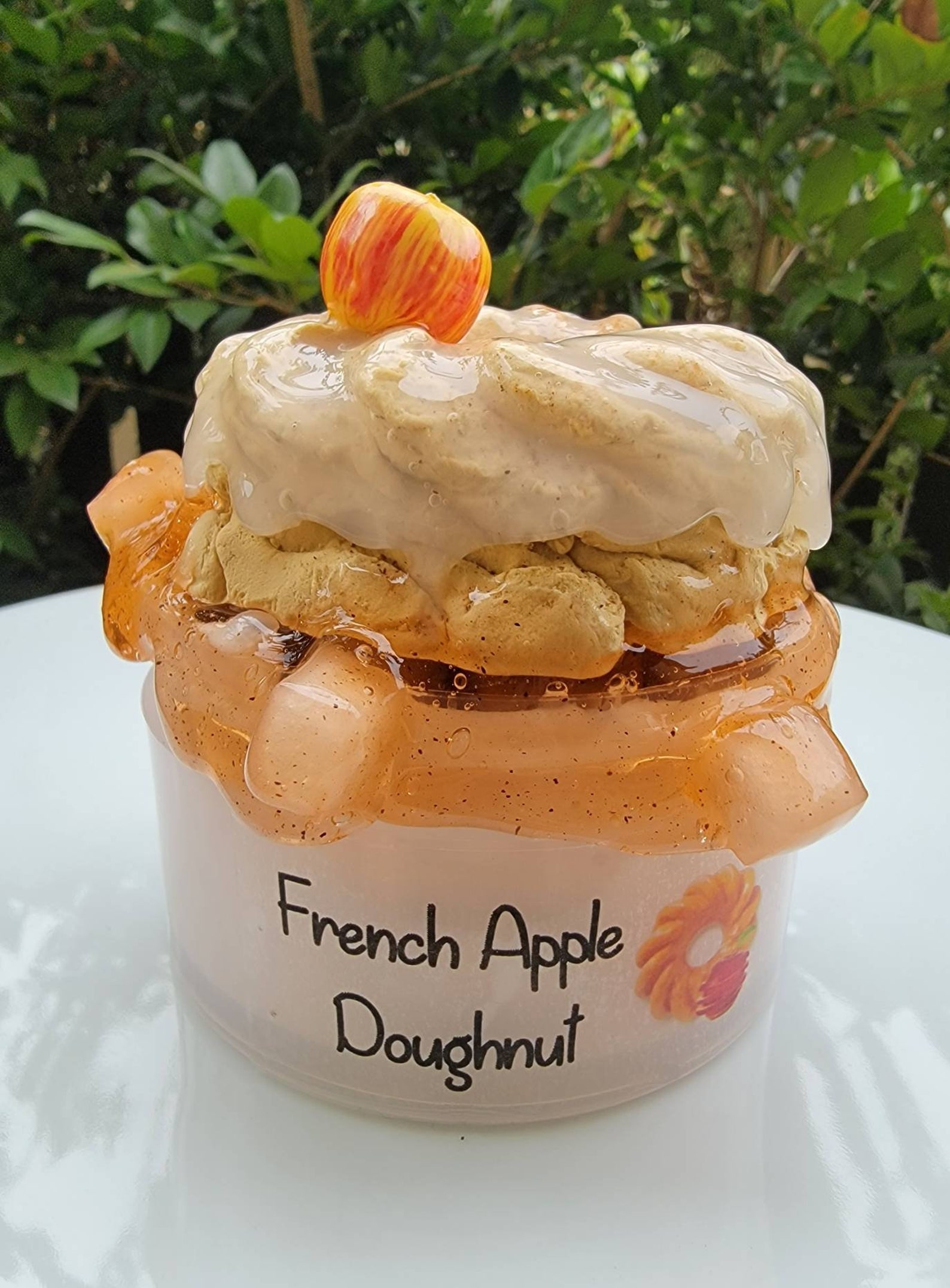 Apple Doughnut DIY Slime Snow Butter Slime Apple Slime - Etsy